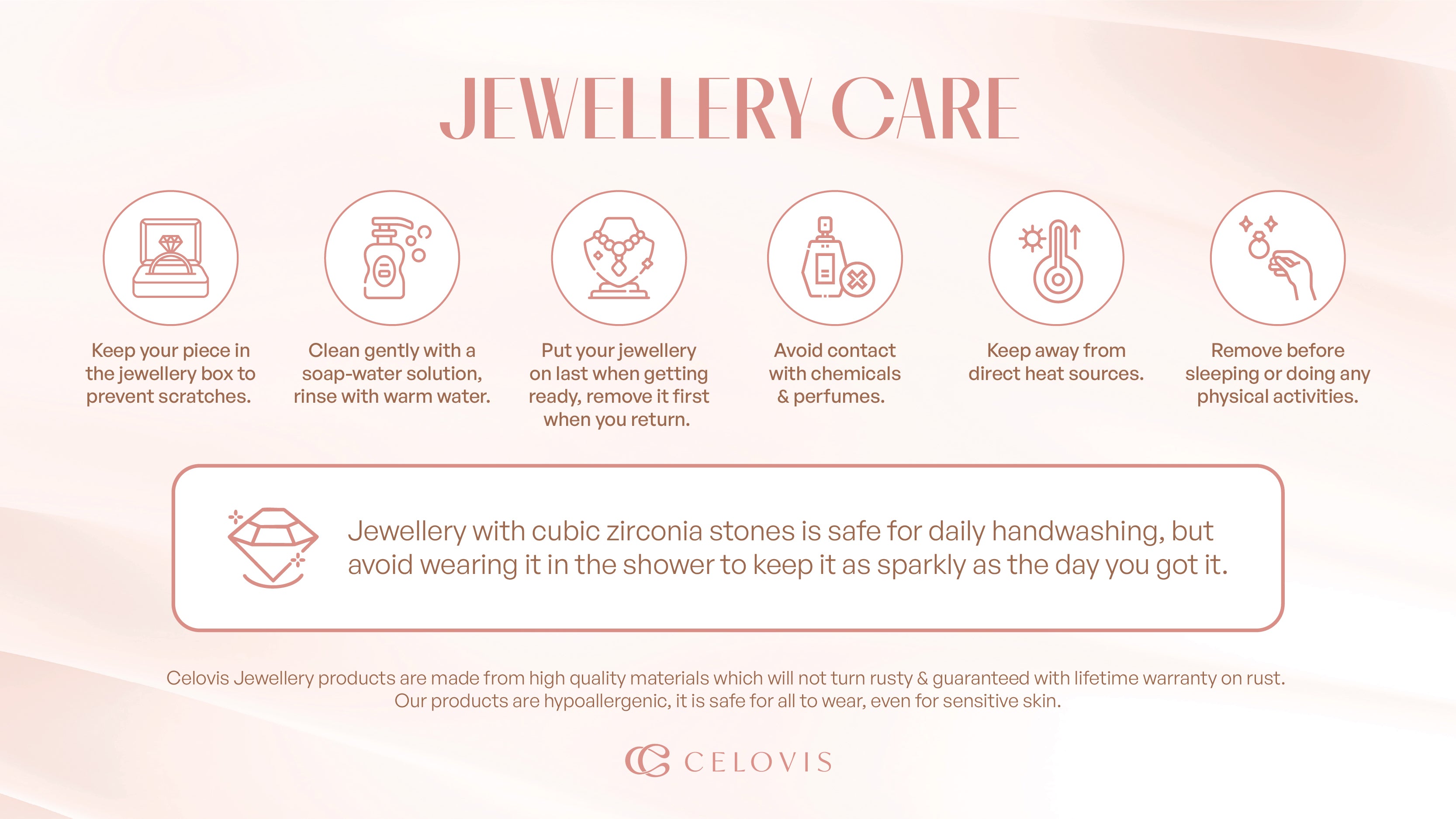 Jewellery Care Guide – Celovis Jewellery